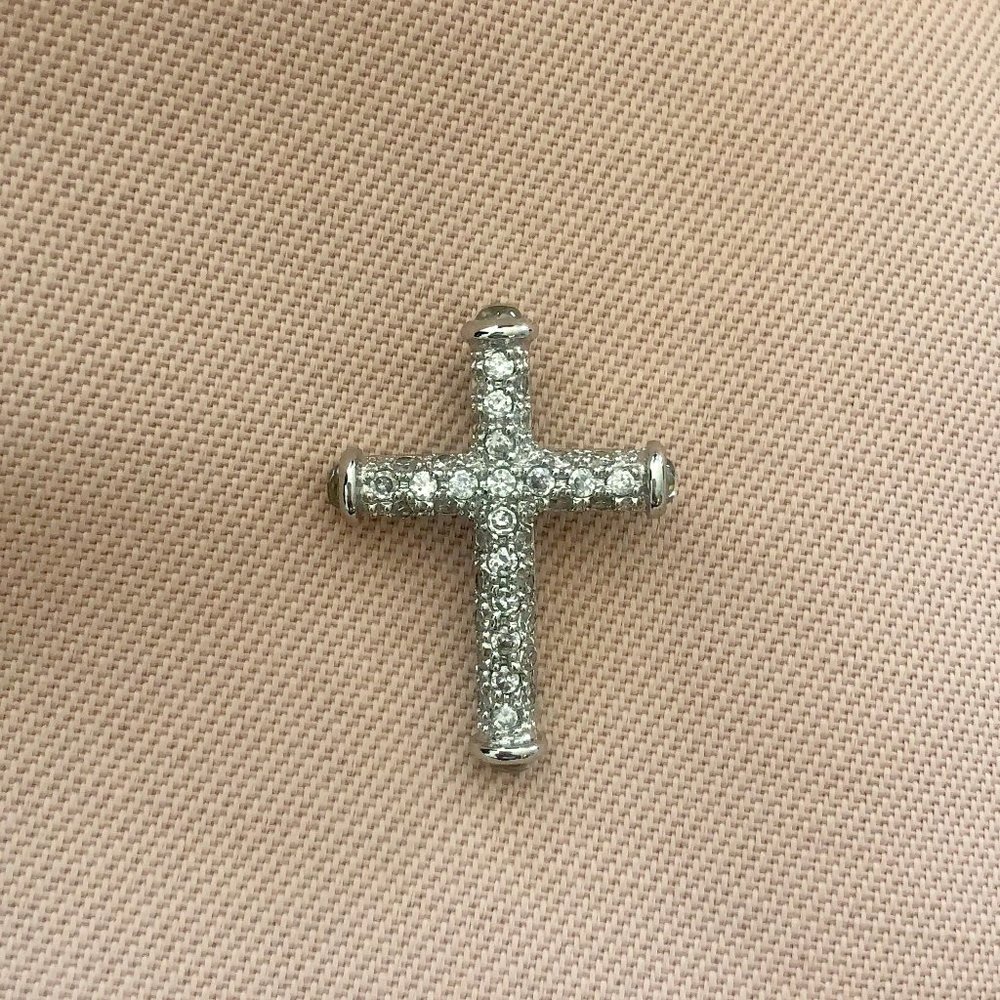 Swarovski Crystal Cross Pendant - Gem
